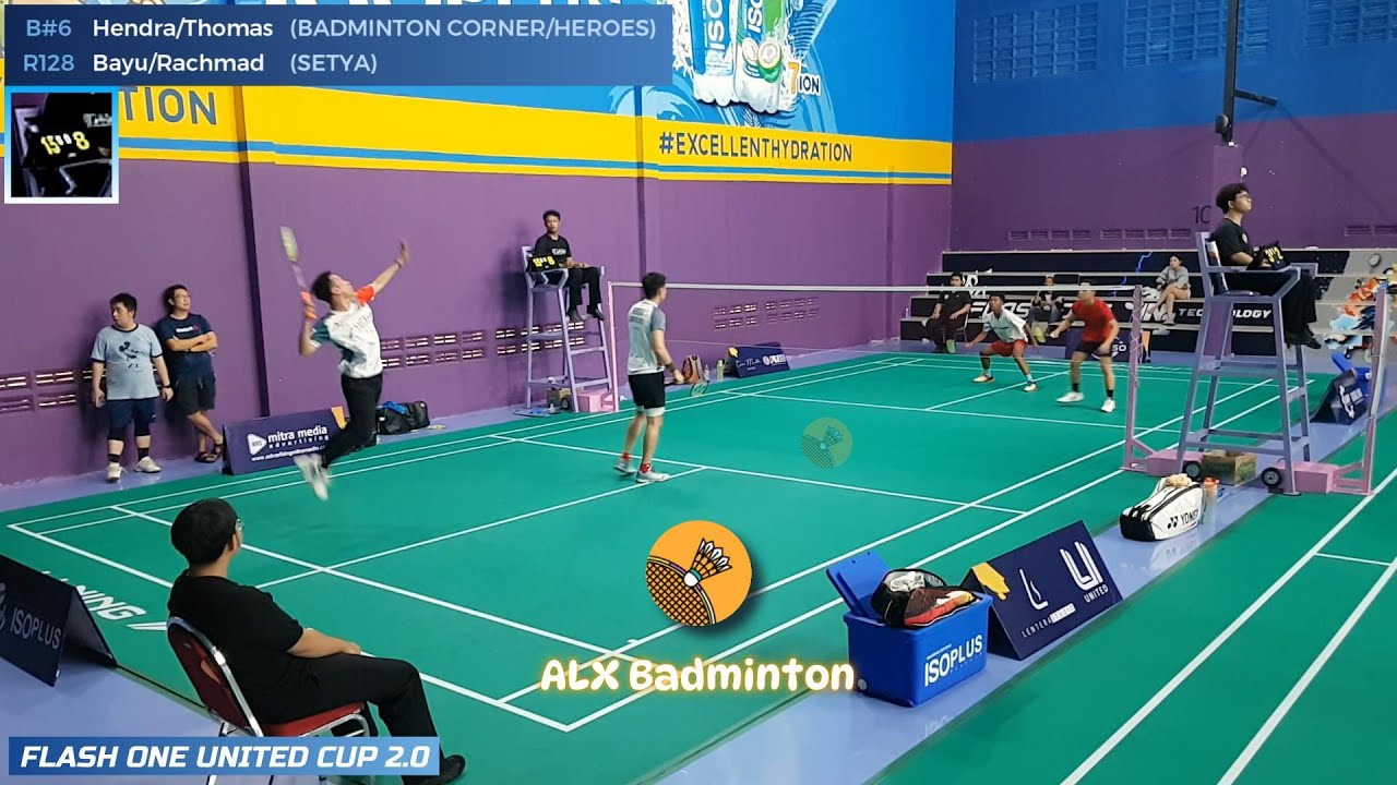 FLASH ONE UNITED CUP 2.0 | B - R128 : Hendra + Thomas (BADCOR/HEROES ...