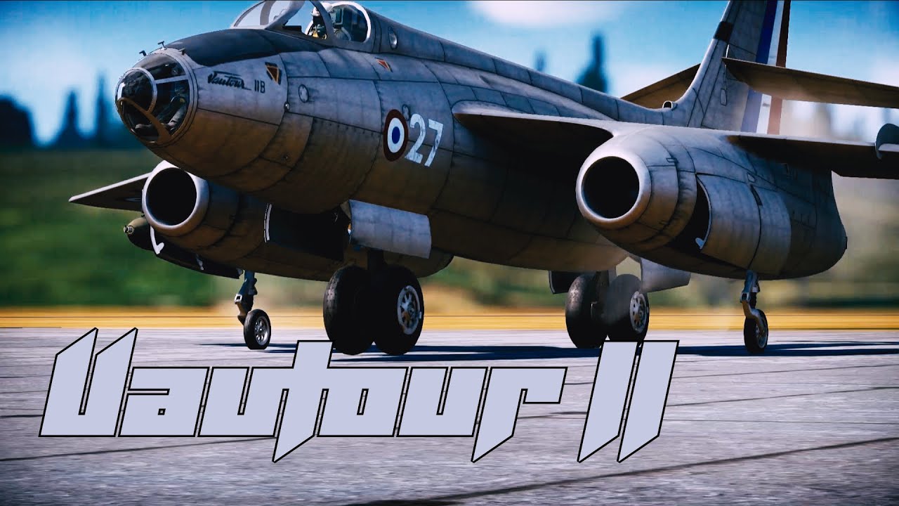 S.O. 4050 Vautour IIb | War Thunder cinematics - YouTube