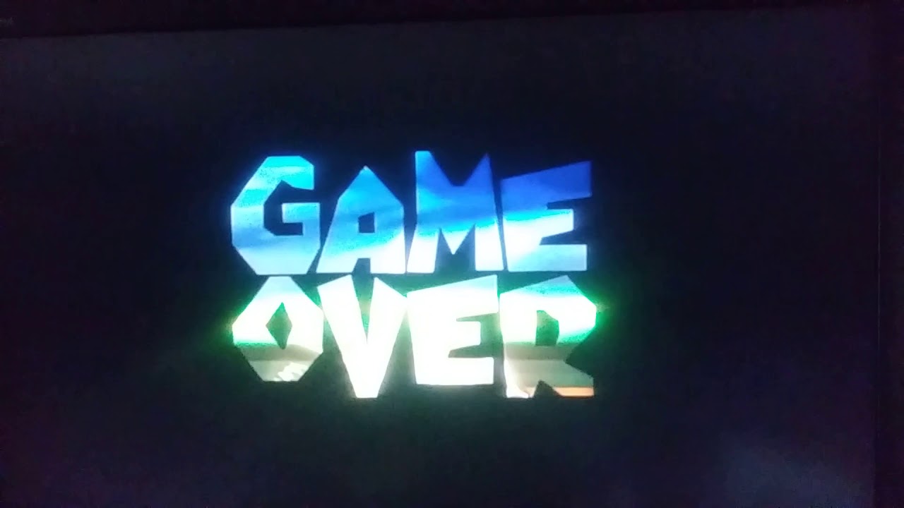 Super Mario Galaxy Game Over - YouTube