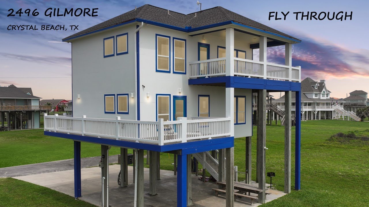 2496 Gilmore - Crystal Beach, TX - Beth Terminella (FLY THROUGH) - YouTube