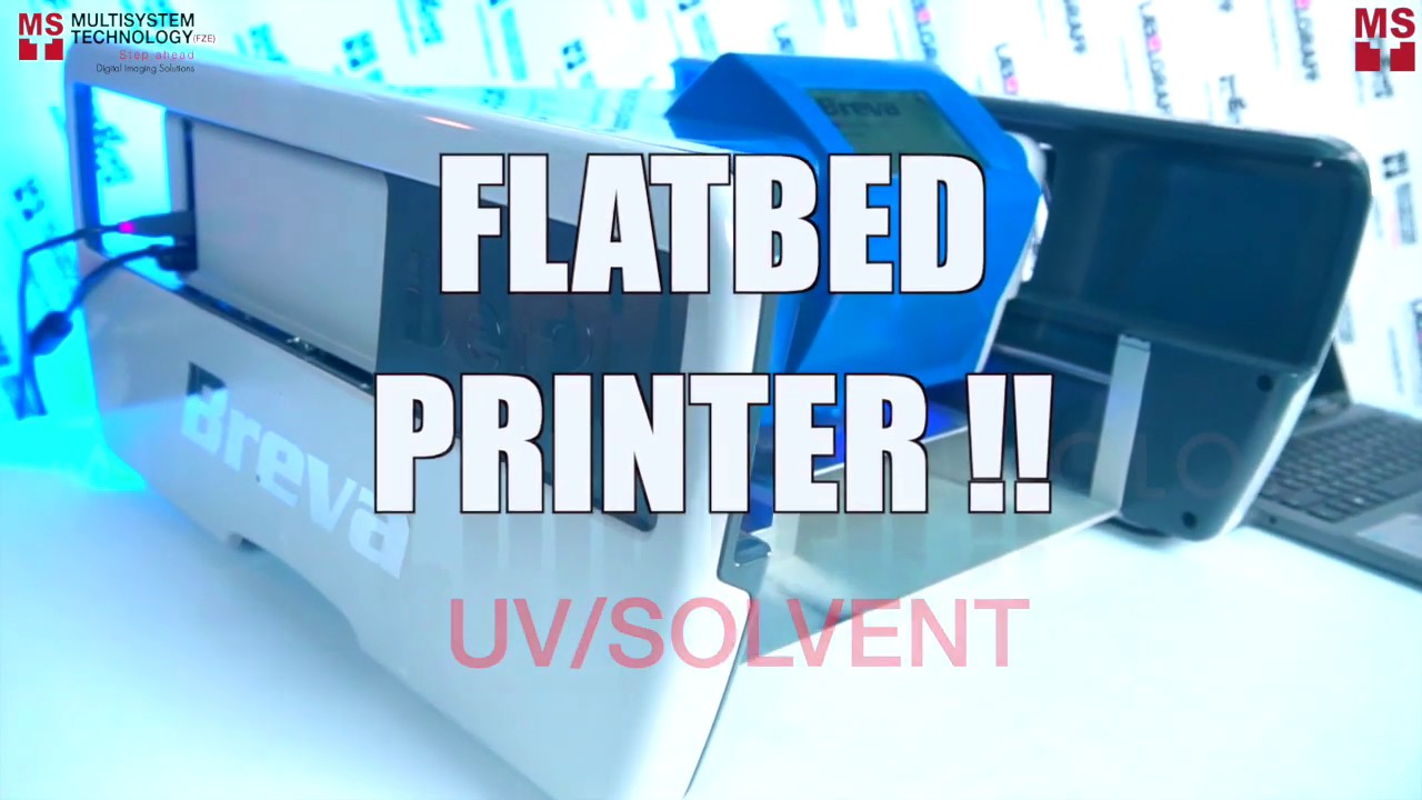Introducing BREVA: Most Compact Flatbed Printer - YouTube
