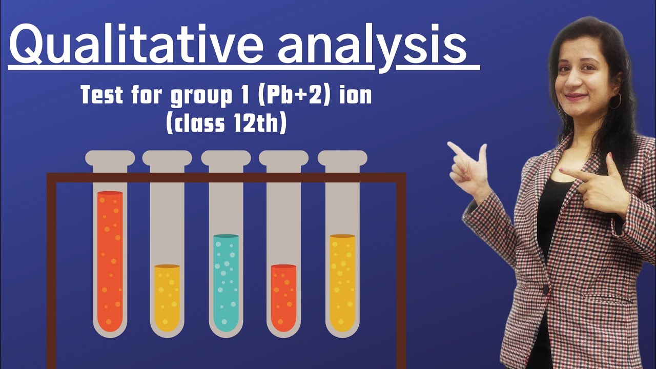 qualitative analysis (test for group 1 cation ) pb+2. - YouTube