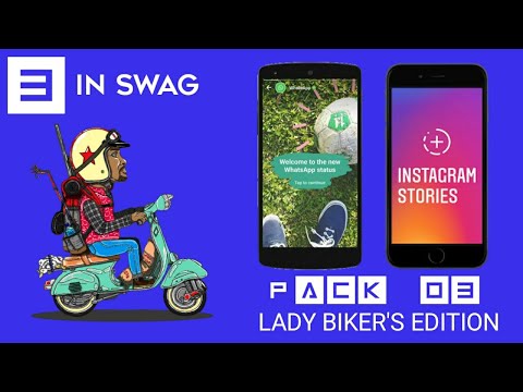 SWAG LADY SUPERBIKER'S || BMW S1000 & CBR 1000 || Whatsapp Status & Instagram Stories || Pack 3