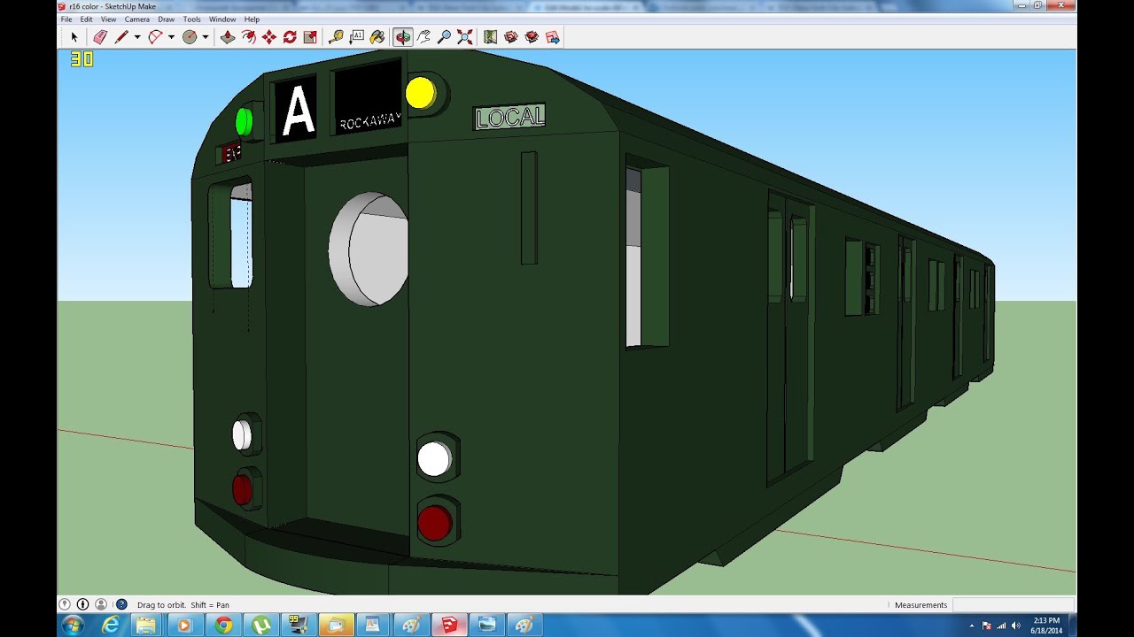 ho and n scale new york subway cars 3d printable r10 r16 r27 r30 - YouTube