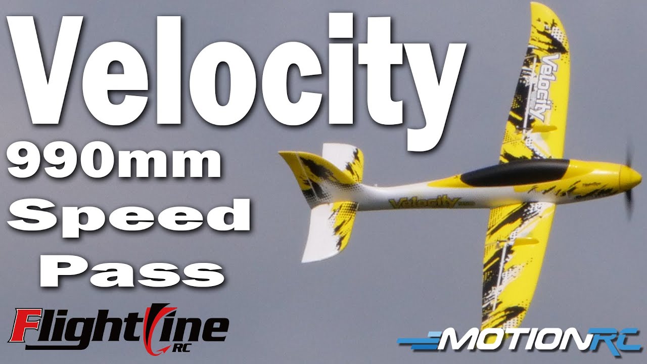 100mph?! FlightLine Velocity Speed Runs | Motion RC - YouTube