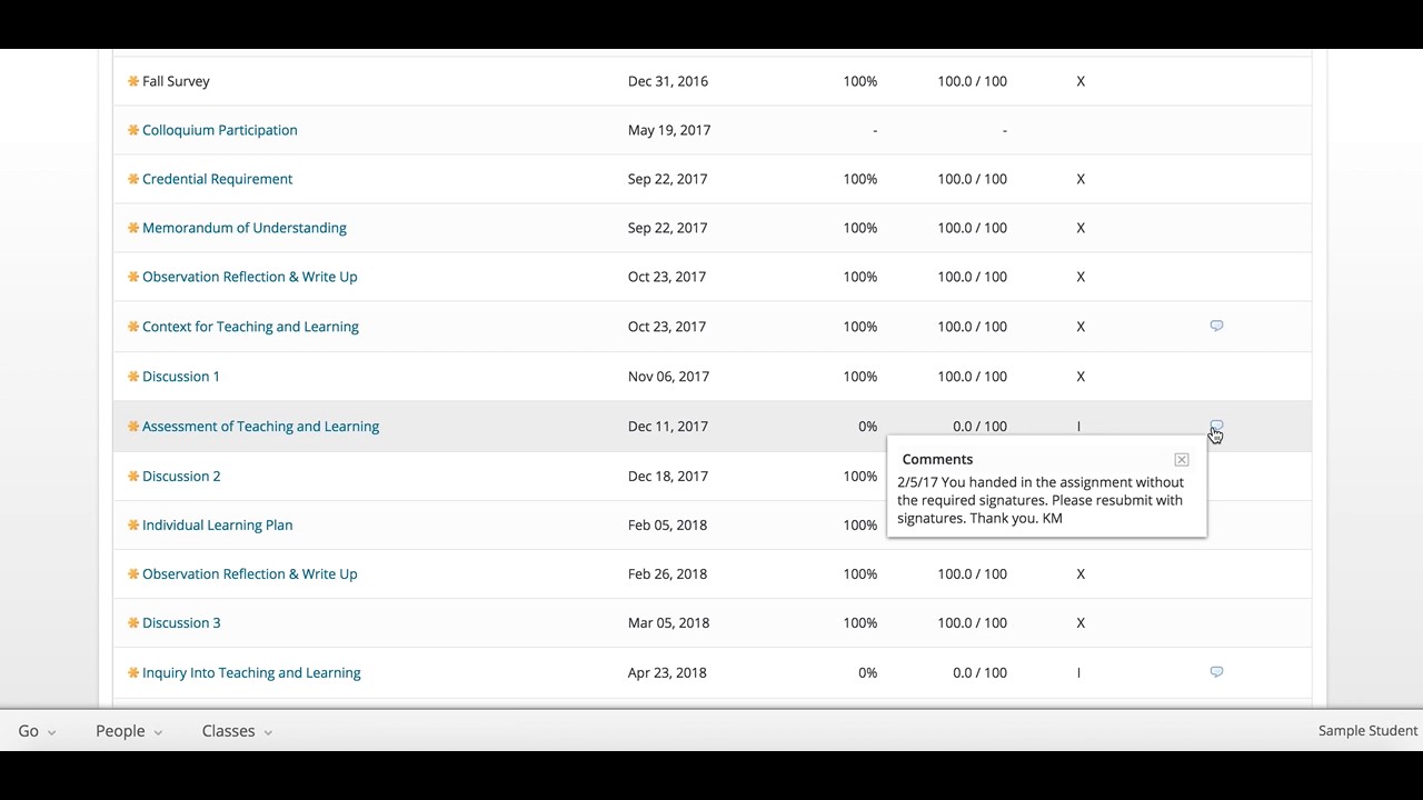 Checking Grades and Feedback in the Gradebook - YouTube