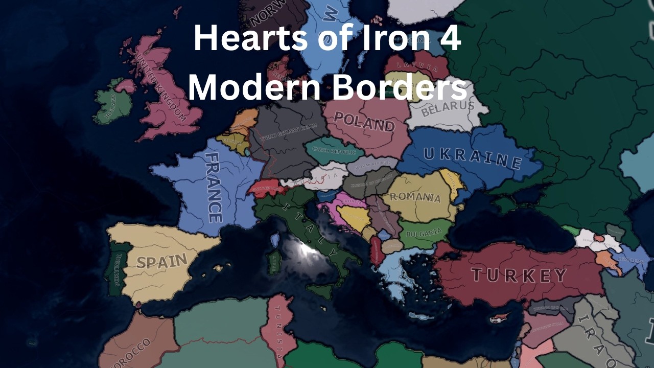WW2: Modern Borders - HOI4 Timelapse - YouTube
