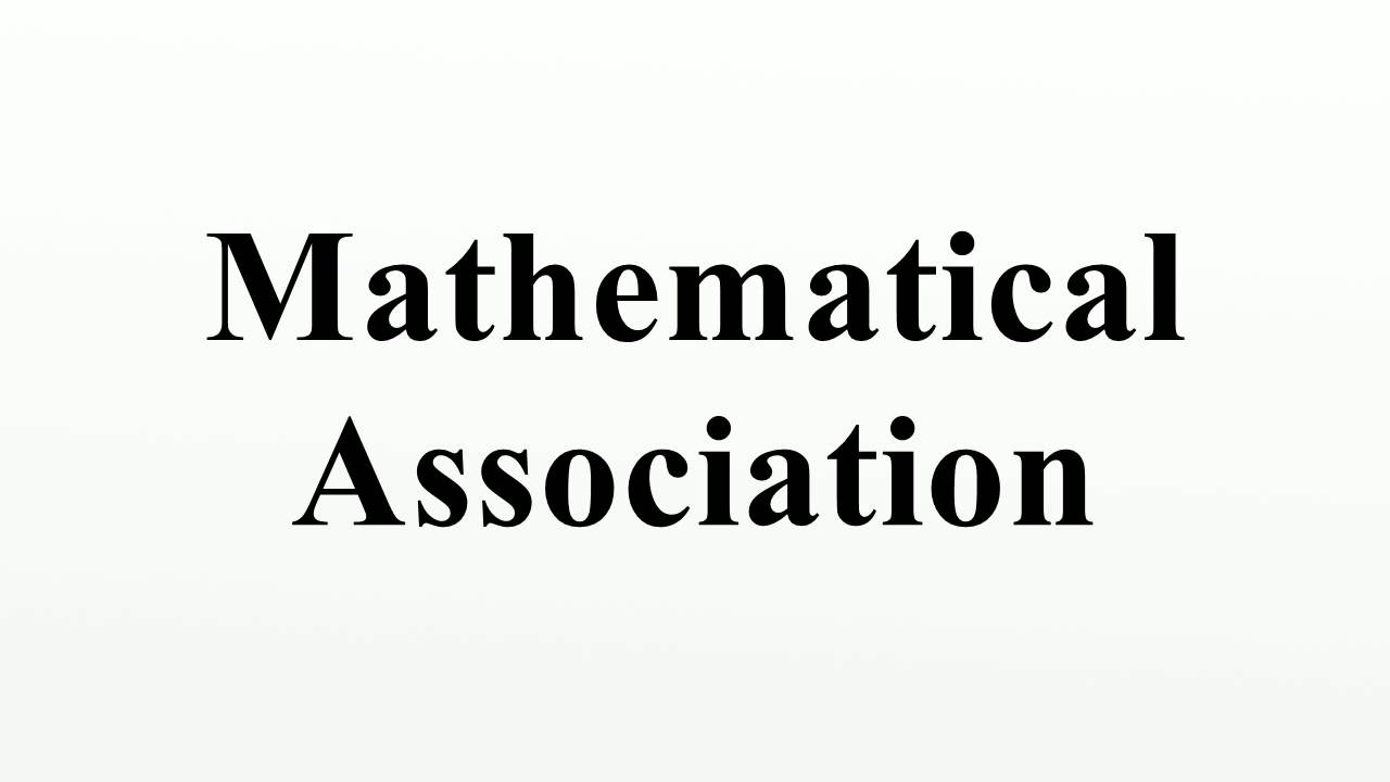 Mathematical Association - YouTube