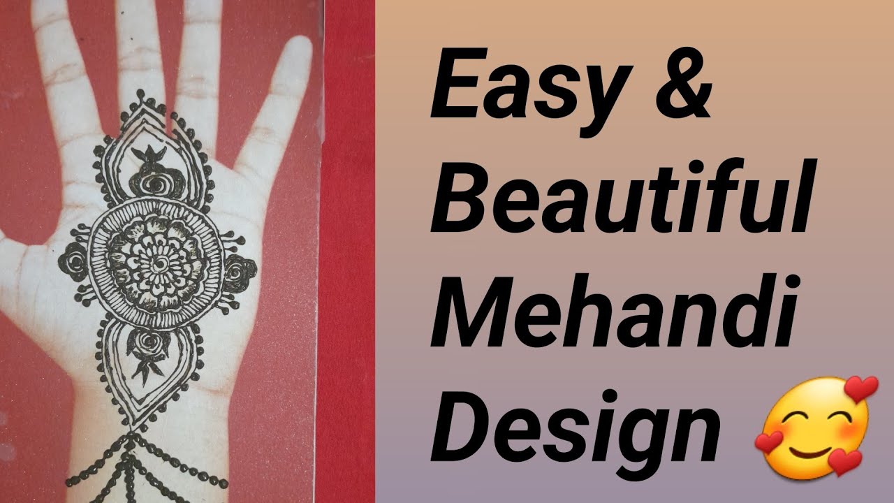 Easy & Beautiful Mehandi Design ll Simple Mehandi Design ll Easy to ...