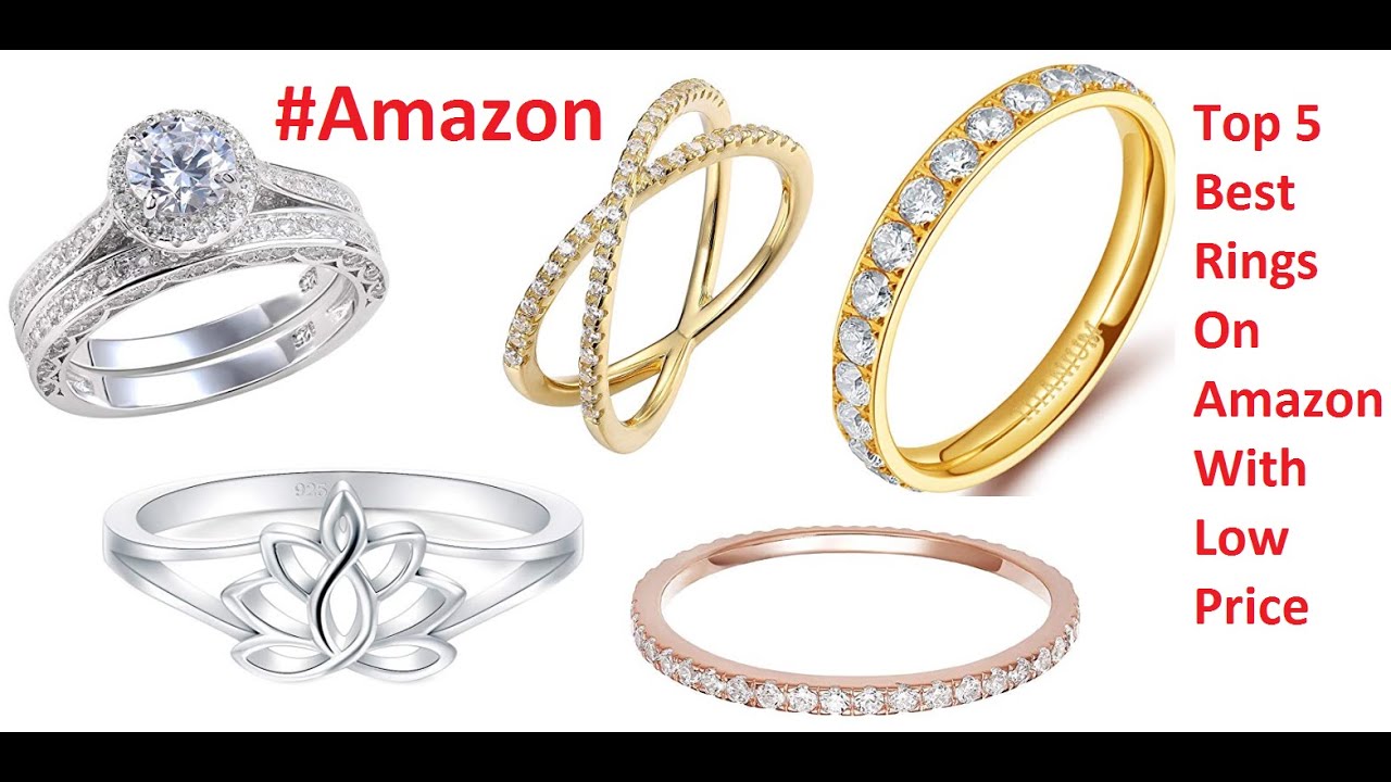 Top 5 Best selling Rings on Amazon with Low Prices || Amazing designs ...