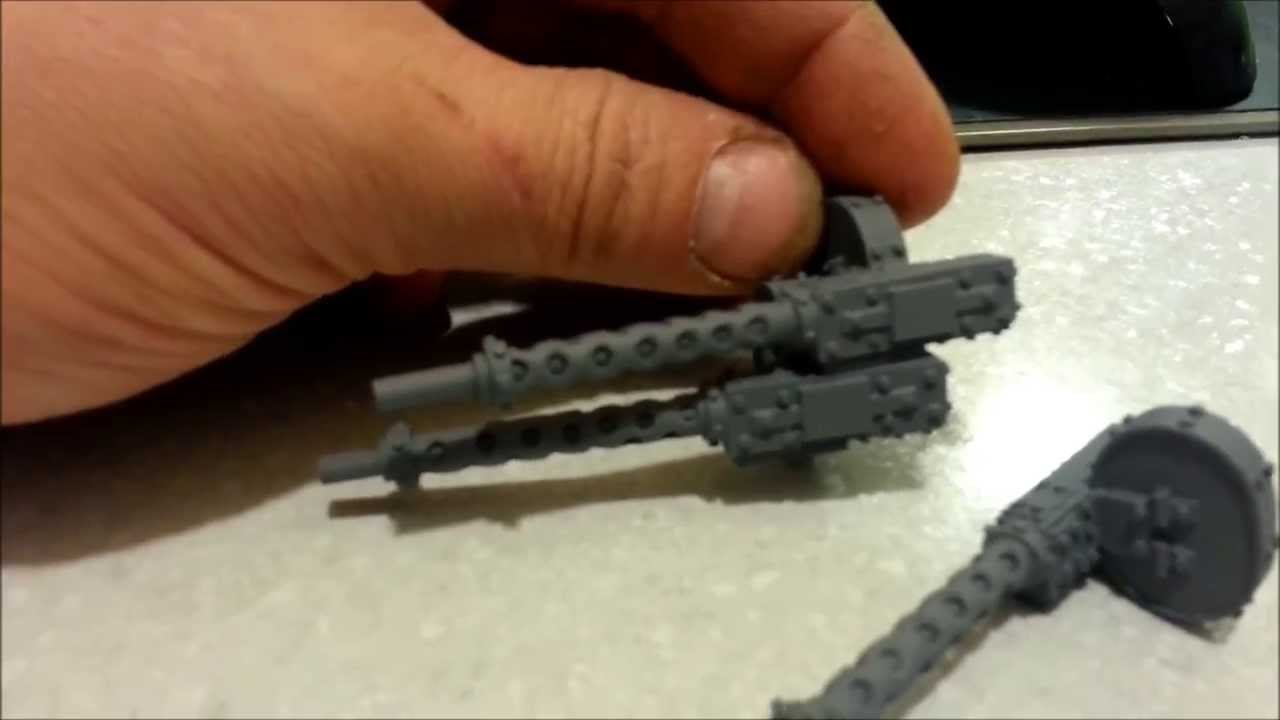 WH40k Warhammer 40k Auto Gun, Big Shootaz and Quad AA guns scratch ...