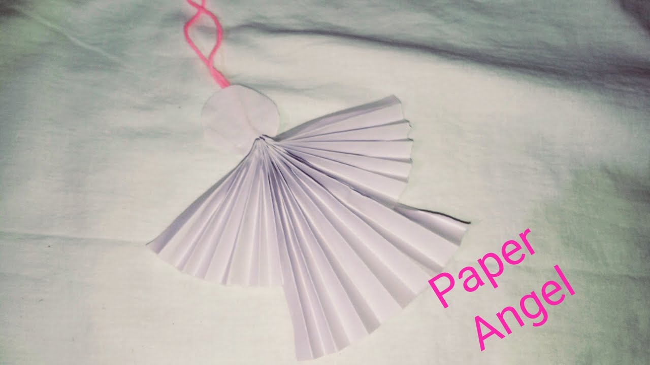 How to make a paper angel/christmas angel/DIY angel - YouTube