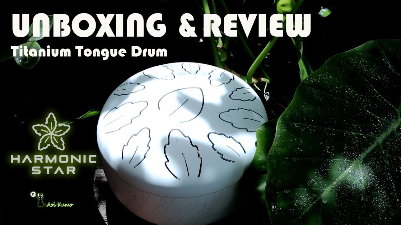 UNBOXING and REVIEW Titanium Tongue Drum | Harmonic Star - Australia - YouTube
