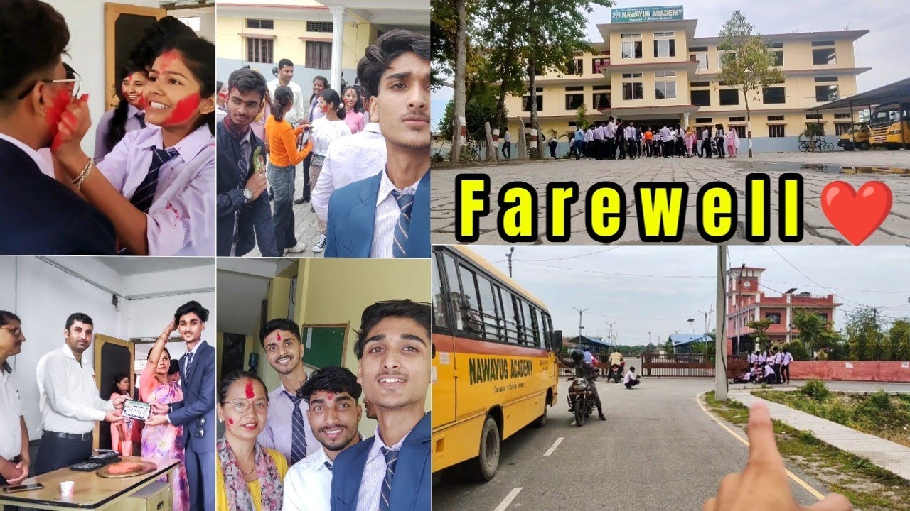 Nawayug Academy's bus in Inaruwa buspark -Farewell vlog @rehanalamvlogs ...
