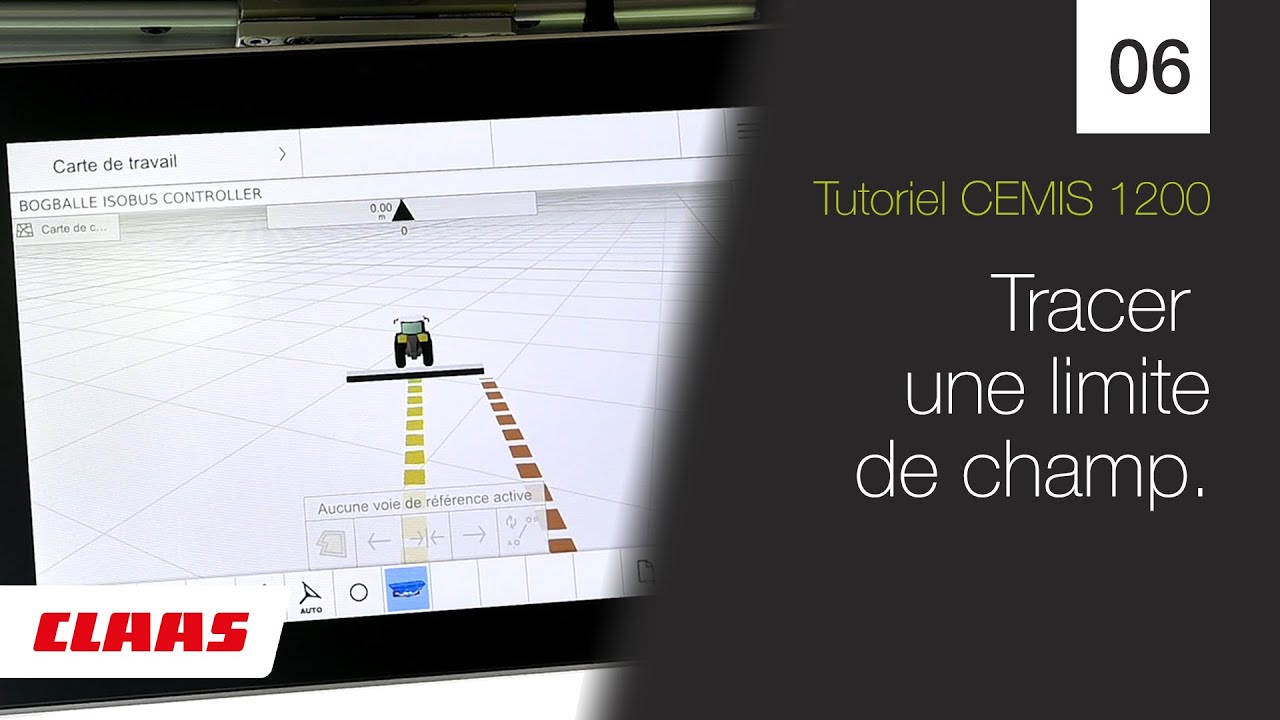 Tutoriel CEMIS 1200 : Tracer une limite de champ #06 - YouTube