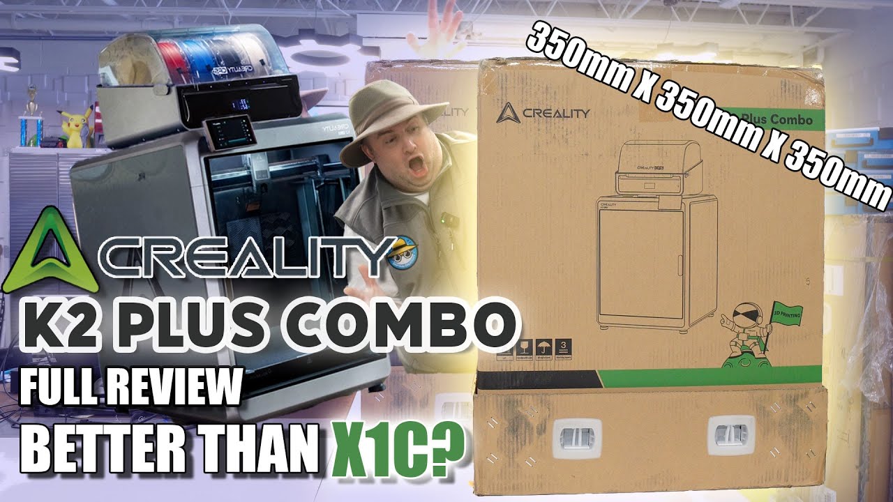 Creality K2 Plus 3D Printer Combo: Unboxing & Review - The Latest Bambu ...
