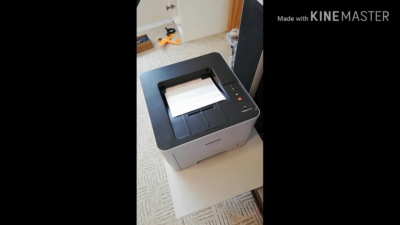 Print test SL-M3320ND Samsung - YouTube