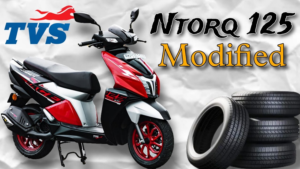 Modified TVS Intorq 125 😍 Change Tire #ntorq125 #modified #vlog - YouTube