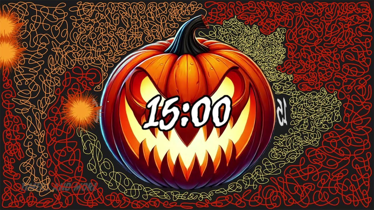 15 Minute Halloween Pumpkin 🎃 Timer Bomb 💣 - YouTube