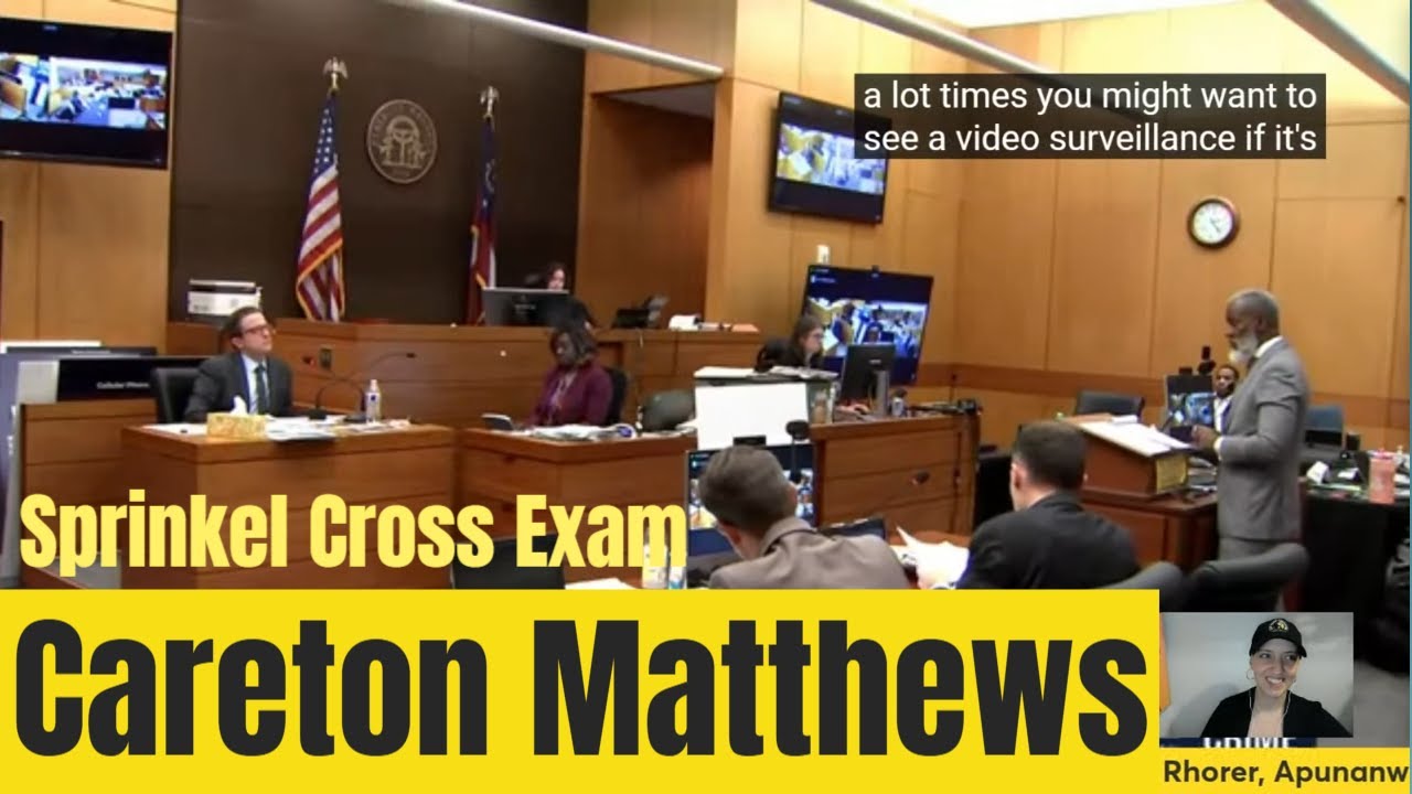 Careton Matthews Cross of Michael Sprinkel 2nd Testimony | YSL Trial ...