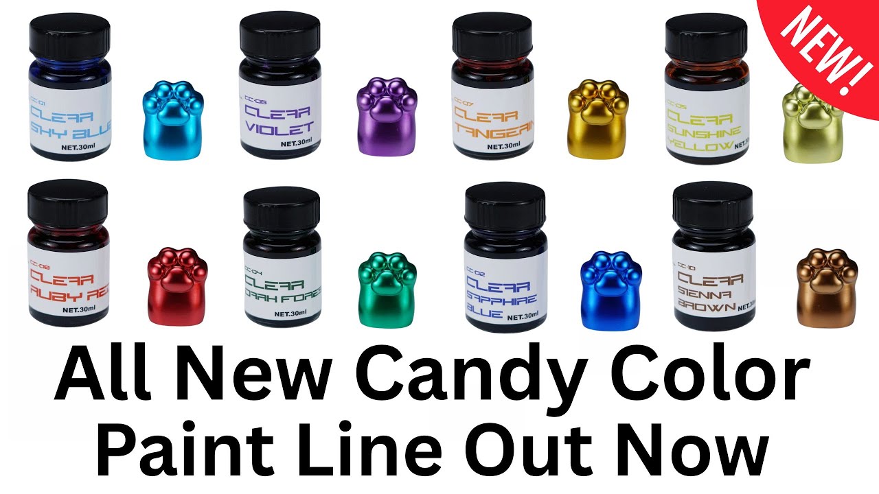 New Candy Color Paint Line - YouTube