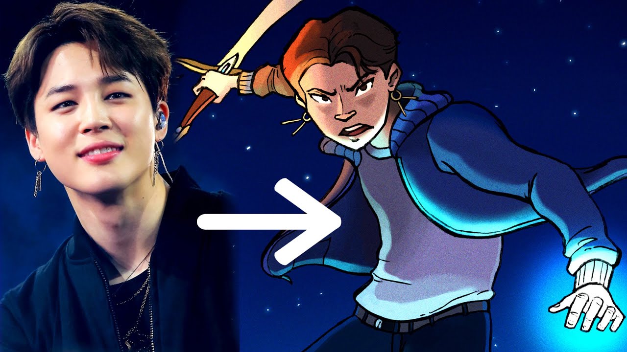 BTS Jimin as a Comic Book Character? - YouTube