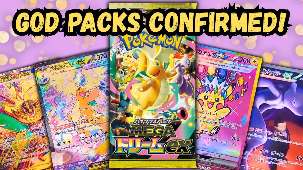 Pokemon Mega Dream Secret Rares Revealed! Mega Dream God Packs Pulled ...