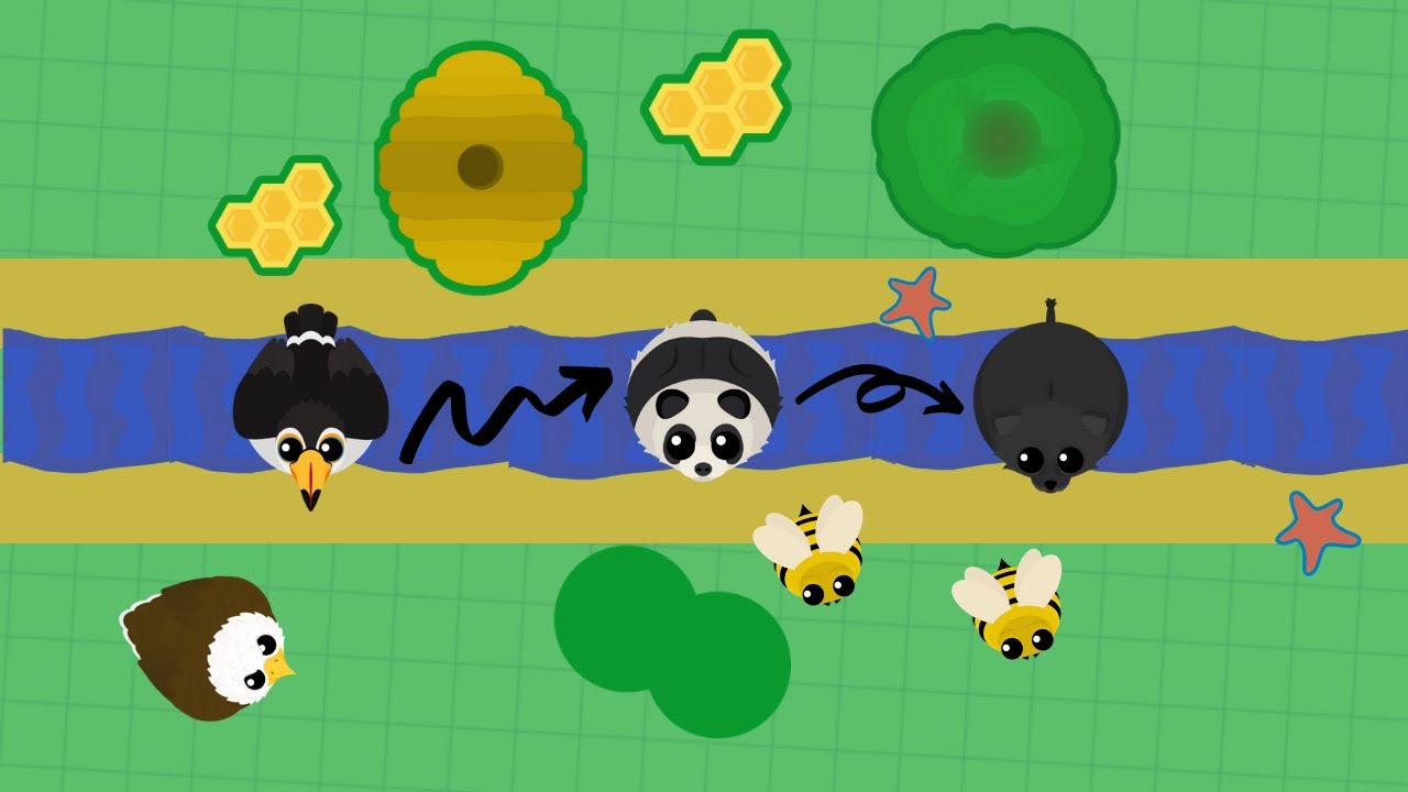 Getting the Panda Skin+Black Lioness! Mope.io - YouTube