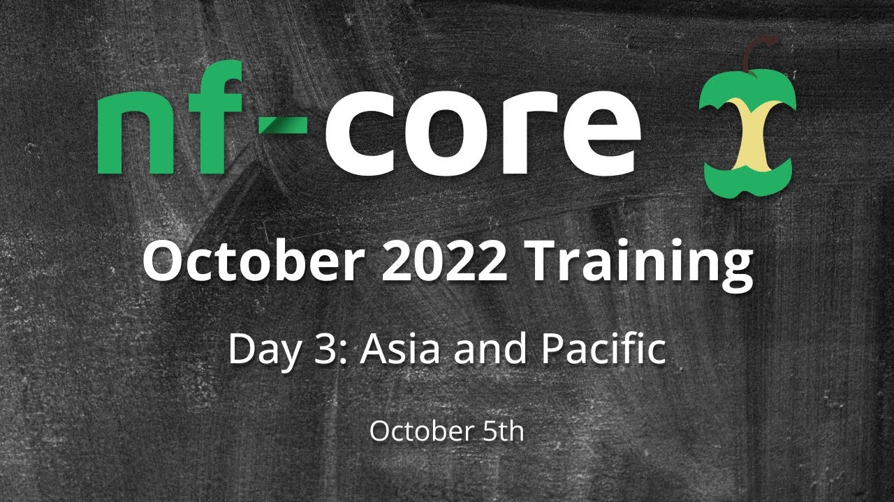 @Nextflow / @nf-core 2022 Training - Day 3 (Asia-Pacific) - YouTube