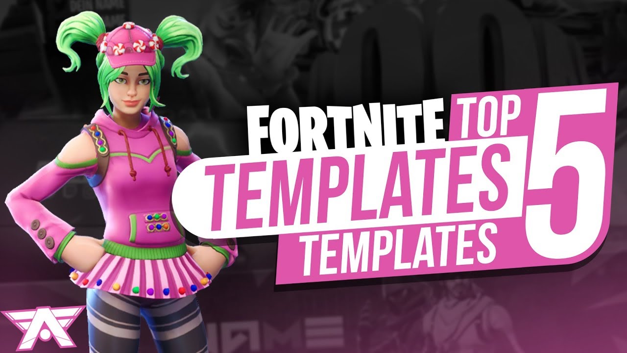 TOP 5 FORTNITE THUMBNAIL TEMPLATE 2019 - Free Download #1 | Photoshop ...