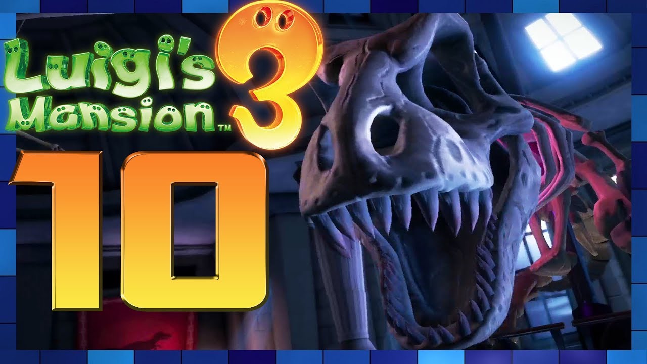 Luigi's Mansion 3 - Gameplay Walkthrough Part 10 ~ 9F / T-Rex & Ug ...