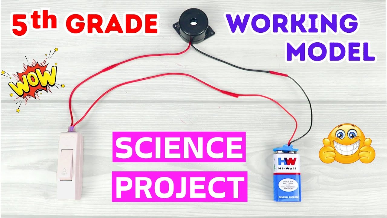VERY VERY Easy Project😀for 5th GRADE |💯DIY Science Project WORKING ...