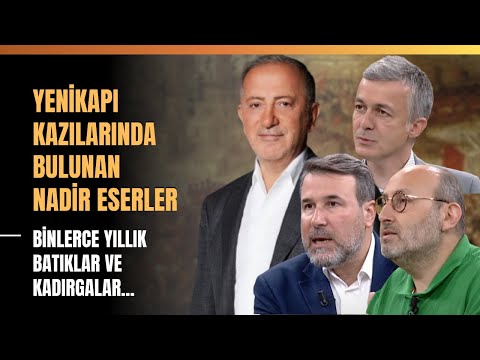 Yenikapı Kazılarında Bulunan Nadir Eserler..Binlerce Yıllık Batıklar Ve Kadırgalar...