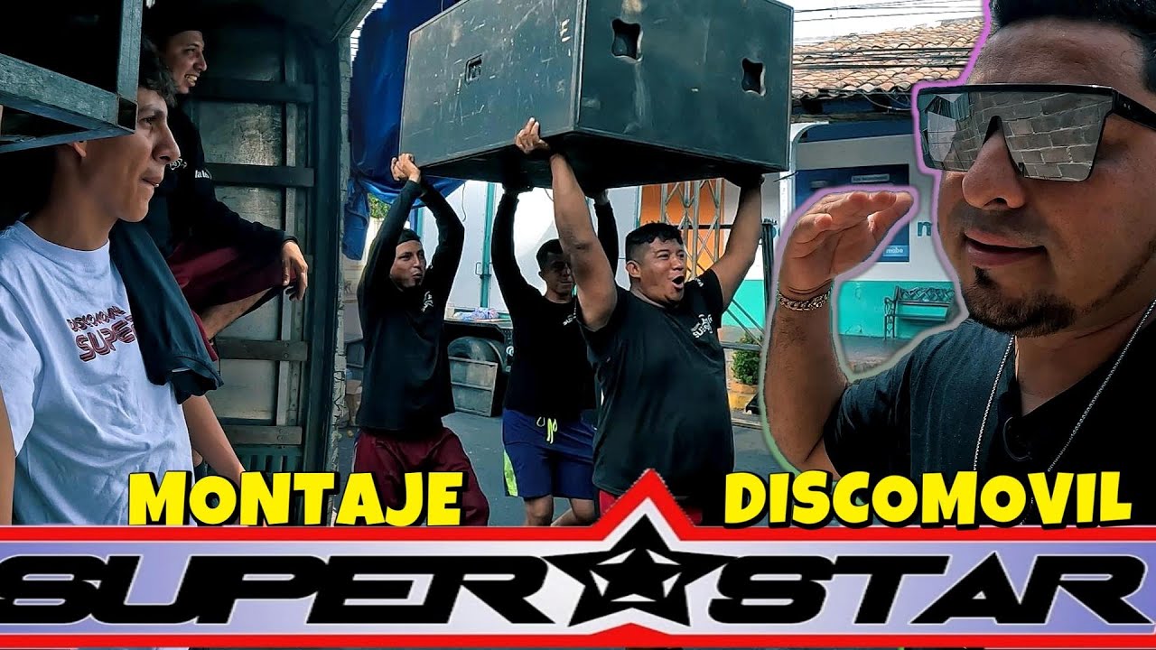JC conociendo staff de DISCOMOVIL SUPER STAR. #discomovil #montajes #chalatenango - YouTube