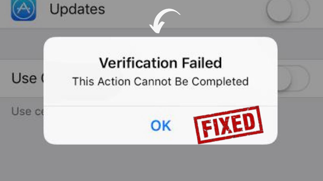 How to fix apple id verification failed on iPhone iOS 17 - YouTube