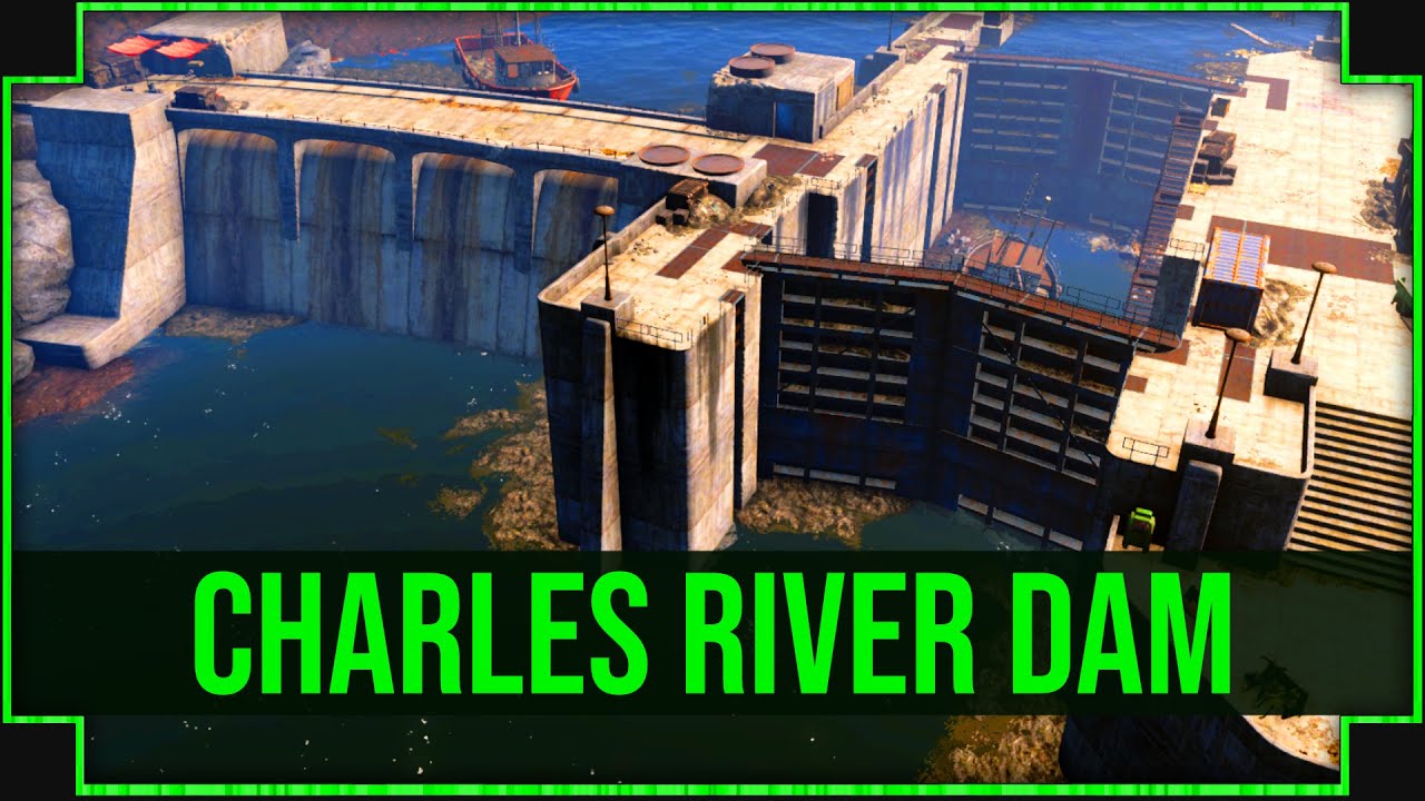 Charles River Dam in Fallout 4 - A Secret Chems Vendor! - YouTube