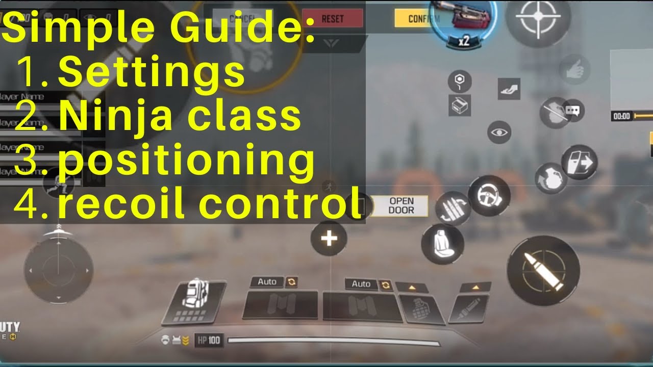 Simple guide of my settings in Call of duty mobile / No hate please ...