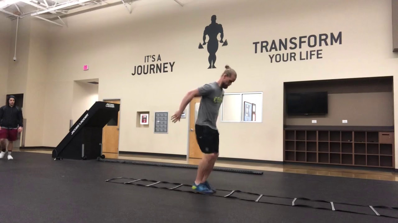 In and Out Ladder Hops - YouTube