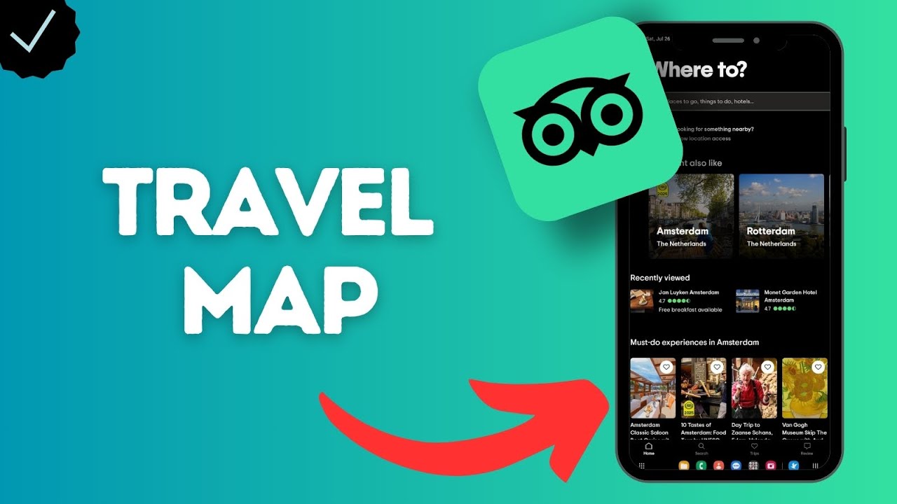 How to Edit Your Travel Map in the Tripadvisor App (Travel Bucket List ...
