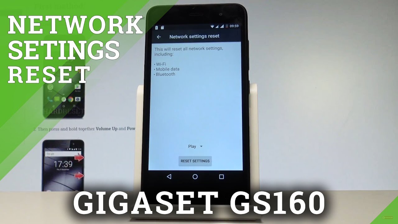 How to Reset Network Settings in GIGASET GS160 |HardReset.info - YouTube