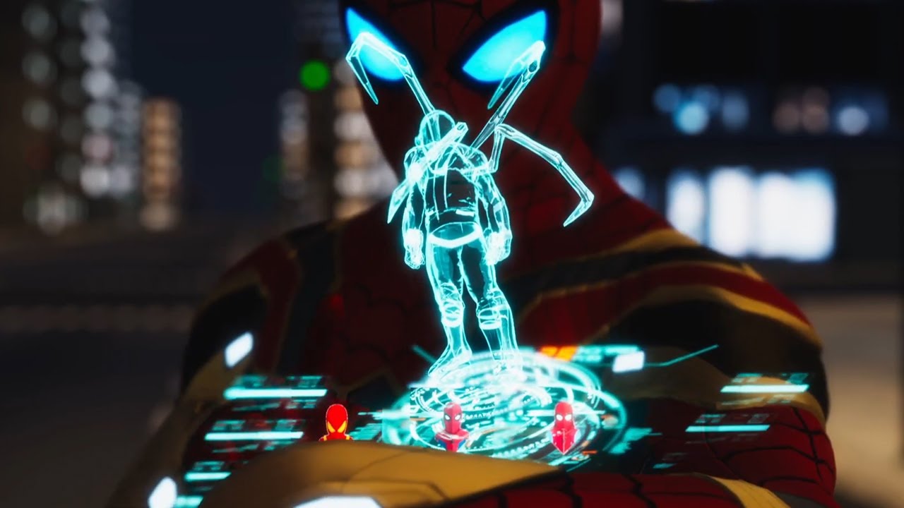 [VRChat] Avatar Showcase: Spiderman (Stark Suit) - YouTube