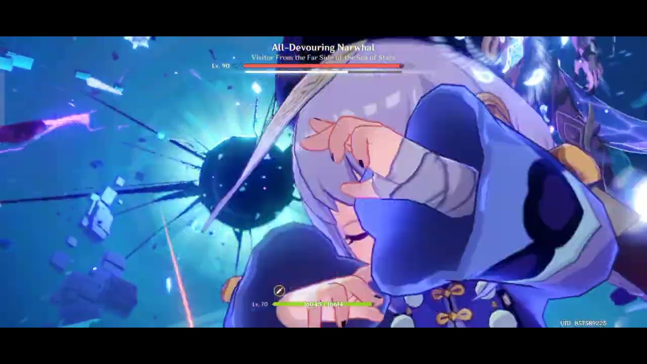 Narwhal fight part 2 - YouTube