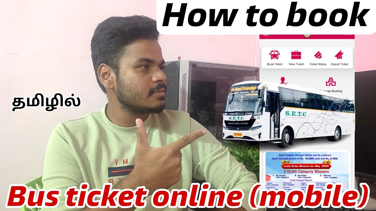 How to setc bus ticket booking online tamil || bus ticket booking in ...