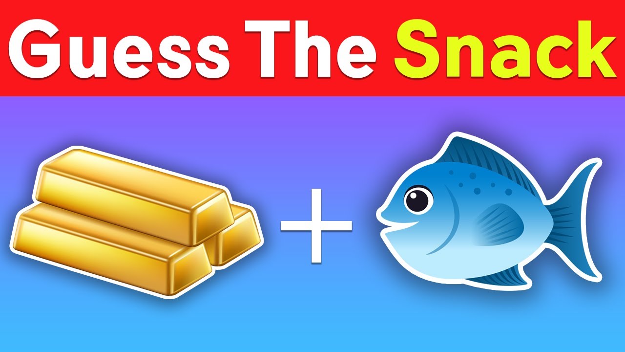 Guess The Snack By Emoji | Quiz Snack 2023 - YouTube