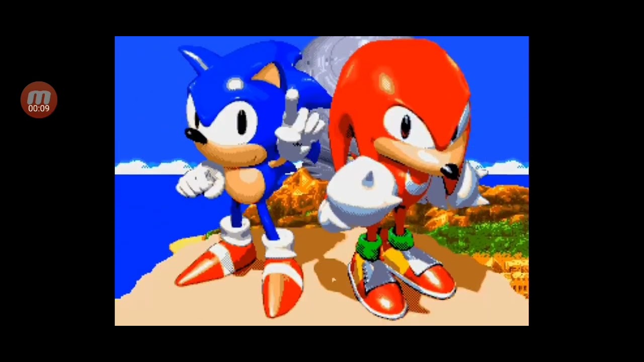 Sonic And Knuckles Title Screen Youtube