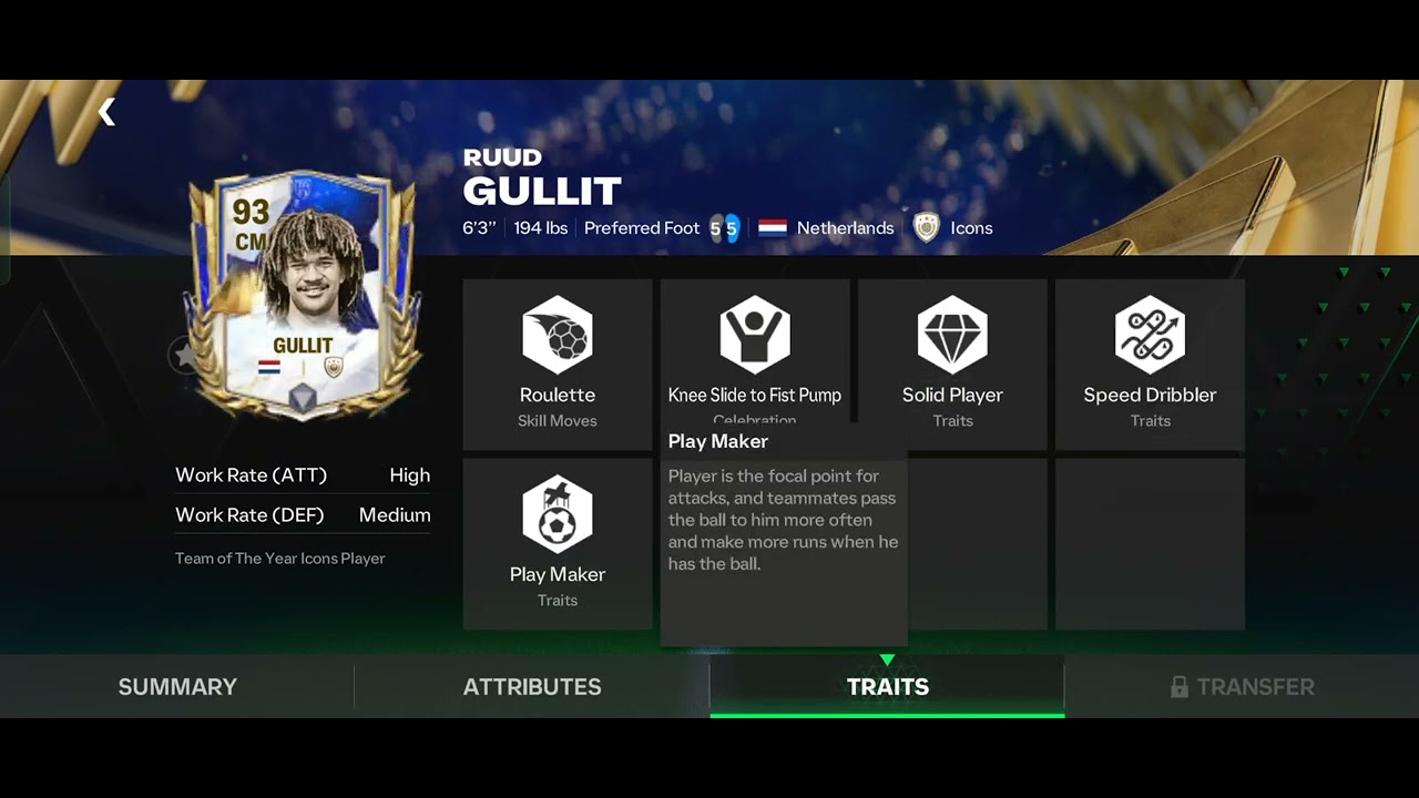 TOTY Icons 93 OVR Ruud Gullit! How to Exchange Rewards: Gullit in EA ...