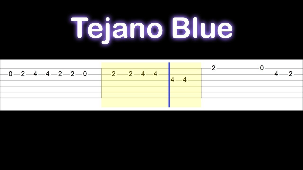 Tejano Blue Cigarettes After Sex Easy Guitar Tabs Tutorial Youtube