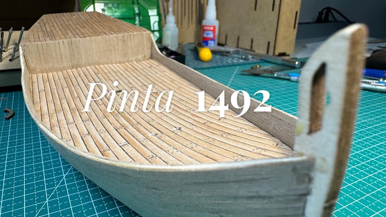 Wooden Ship Model: Columbus Pinta 1492 l Ep. 7 (DIY) - YouTube