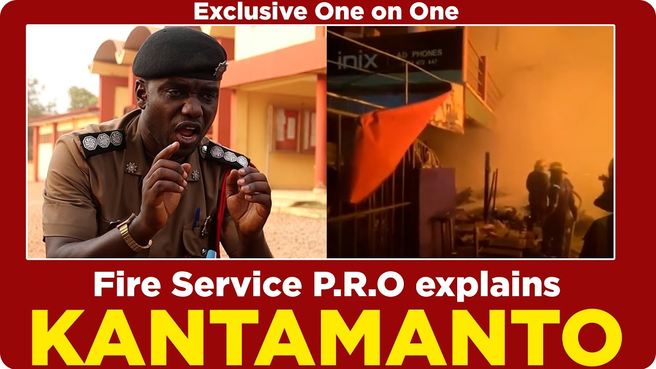 Kantamanto fire outbreak: Fire service P.R.O explains. watch till end ...