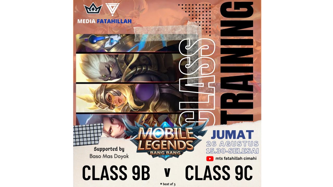 CLASS TRAINING MOBILE LEGENDS: CLASS 9B vs CLASS 9C - YouTube